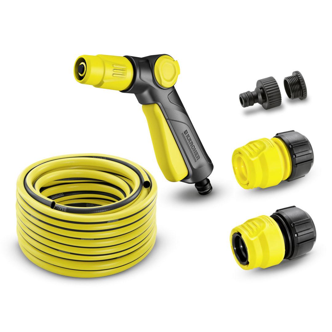 Комплект Karcher: шланг 1/2 - 20м + соединители + поливочный пистолет ...